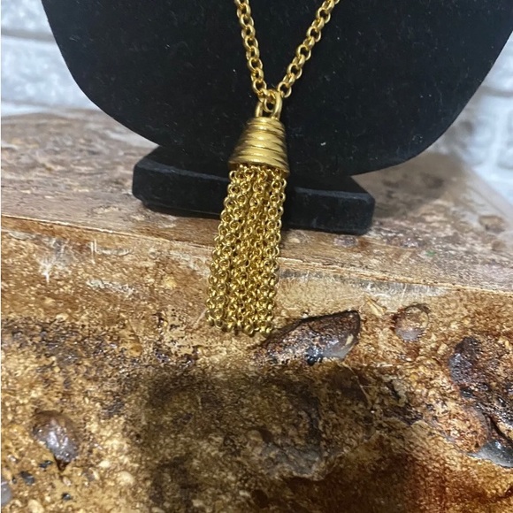 Jewelry | Vintage Gold Tasel Necklace | Poshmark